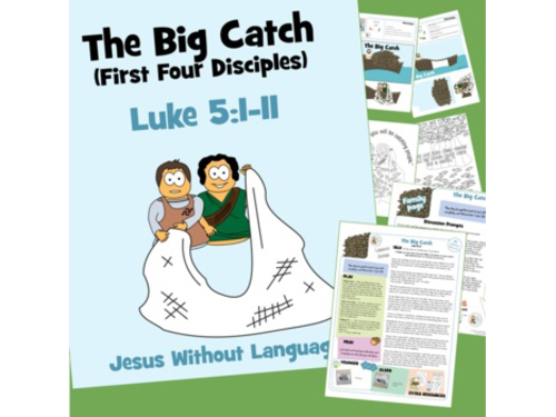 The Big Catch - Sunday School Lesson & Bible Crafts - Luke 5 | Teaching ...