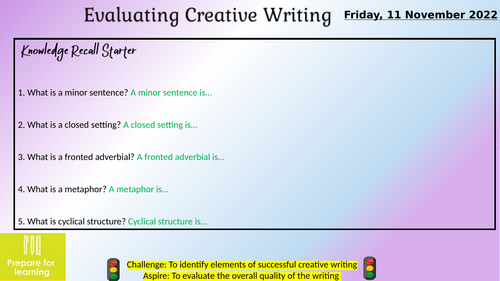 Crime Fiction: Writing and Reading | Teaching Resources