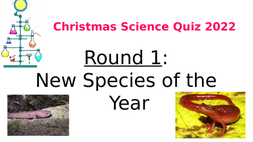 Science Christmas Quiz 2022 | Teaching Resources