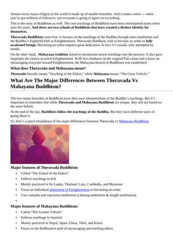AQA RS GCSE:#L14 Mahayana Buddhism | Teaching Resources