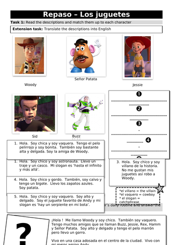 Spanish Worksheets: Primary Language Teaching Resources ǀ Tes