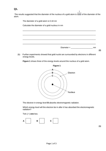 Atomic structure, isotopes and ions | Teaching Resources Atomic structure, isotopes and ions | Teaching Resources