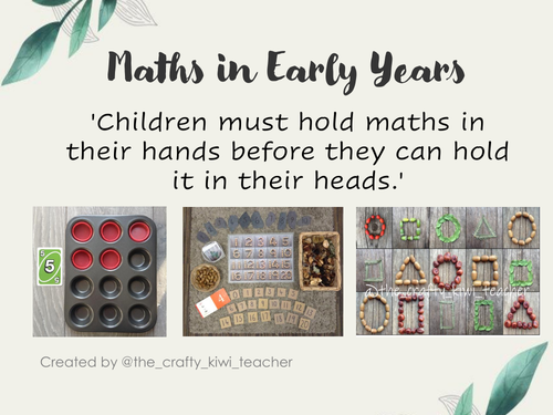 EYFS and early maths overview for parents and staff meetings | Teaching ...