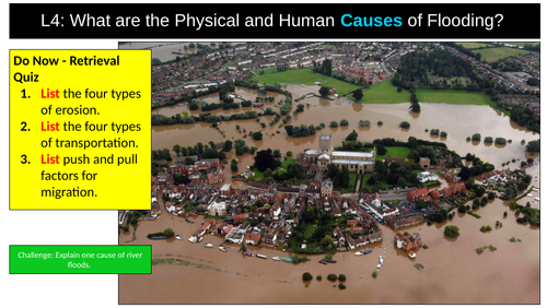 Flooding Causes | Teaching Resources