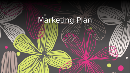 Unit 4.2 - Marketing Plan | Teaching Resources