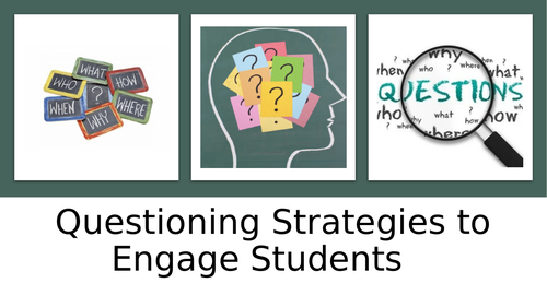 Questioning Students PowerPoint | Teaching Resources