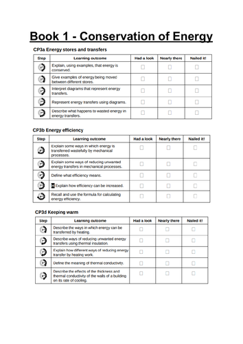 Energy Revision Booklet | Teaching Resources