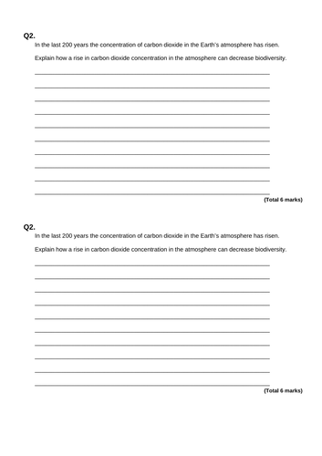 Greenhouse Gases and Climate Change | Teaching Resources