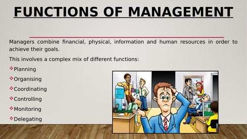 Unit 6 Principles of Management | Teaching Resources