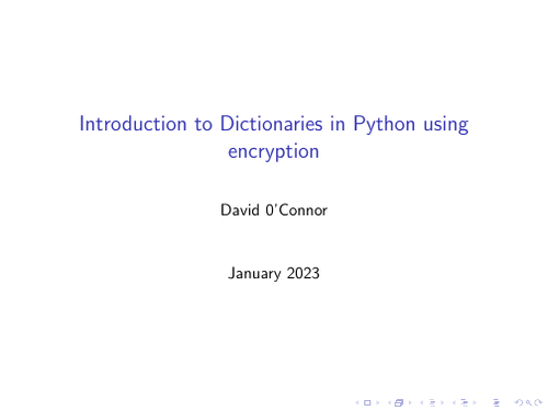 Introducing Dictionaries in Python by using encryption | Teaching Resources Introducing Dictionaries in Python by using encryption | Teaching Resources