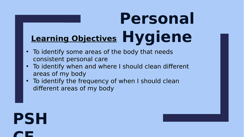 Personal Care - short lesson | Teaching Resources