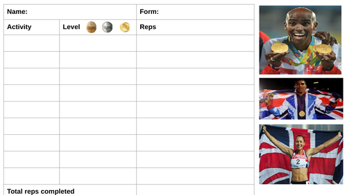 Wet weather fitness challenge lesson | Teaching Resources