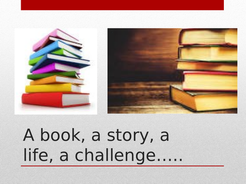 Assembly - Don't prejudge a book by it's cover - face the challenge and ...