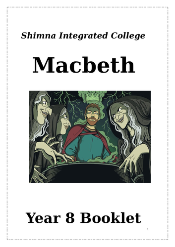 Year 8 : Macbeth Booklet | Teaching Resources
