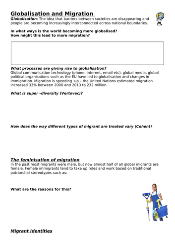 Demography- globalisation & migration | Teaching Resources