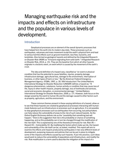 AQA EPQ A* Report Example | Teaching Resources