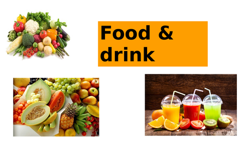 French GCSE - Food & drink review | Teaching Resources