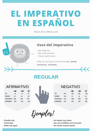 Infografía - El imperativo | Teaching Resources