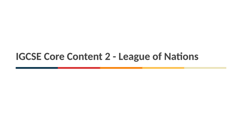 Complete League of Nations slides | Teaching Resources