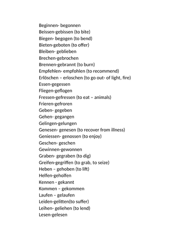 German Worksheets: KS3, KS4, GCSE Language Teaching Resources ǀ Tes