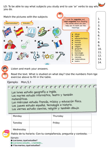 Viva 1 Module 3 Mi Insti | Teaching Resources
