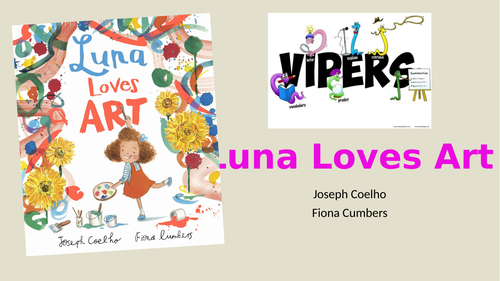Luna Loves Art VIPERS/Guided reading. | Teaching Resources