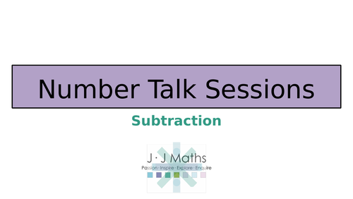 Number Talks - Subtraction | Teaching Resources