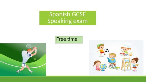Spanish GCSE speaking - Free time | Teaching Resources