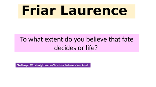 Romeo and Juliet Act 2 Scene 3 Friar Laurence | Teaching Resources