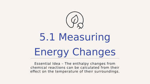 IB Chemistry Topic 5/15 Resource Bundle | Teaching Resources