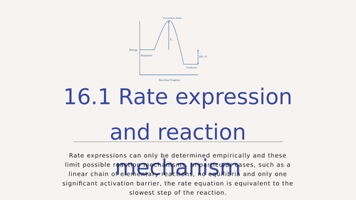 IB Chemistry Topic 6/16 PowerPoints | Teaching Resources