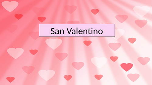 Italian GCSE Valentine's Day | Teaching Resources