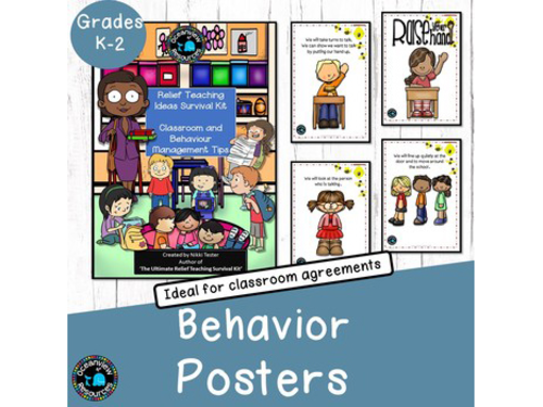 Behavior Posters ideal for classroom management. | Teaching Resources