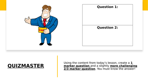 QUIZ MASTER | Teaching Resources