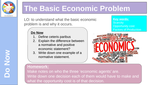 Basic Economic Problems | Teaching Resources