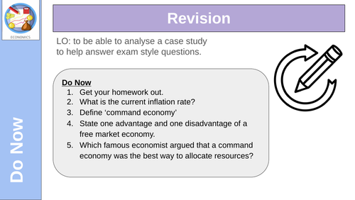 Economics Revision | Teaching Resources