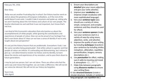 Checking Out Me History Sequence | Teaching Resources