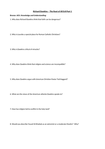 The Root of All Evil Video Resources | Teaching Resources