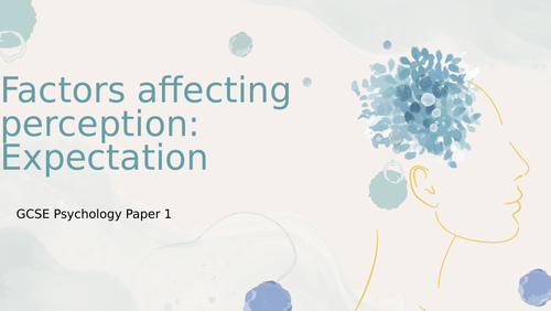 AQA GCSE Full Perception Unit PPT | Teaching Resources