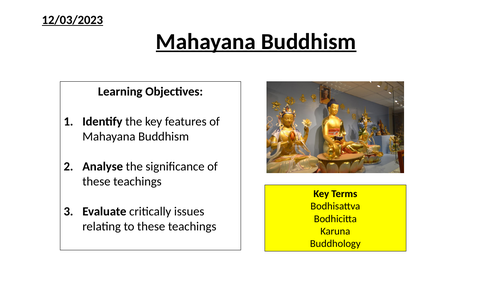 A Level Buddhism: Mahayana Buddhism | Teaching Resources
