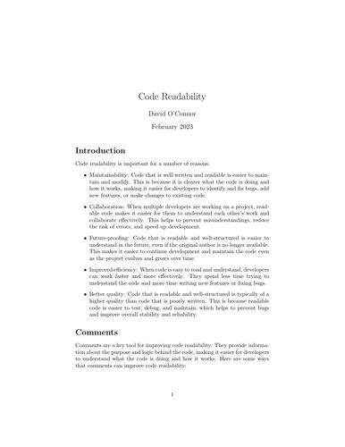 Code readability | Teaching Resources Code readability | Teaching Resources