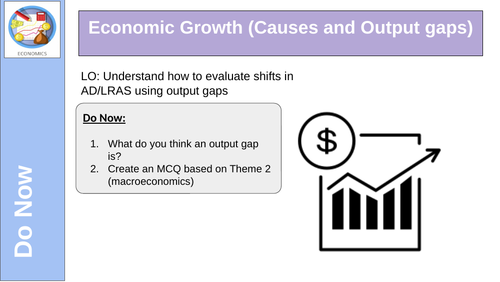 Economic Growth Causes Output Gaps | Teaching Resources