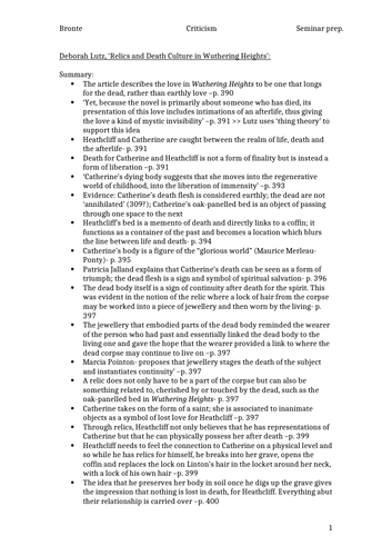 Lecture notes on literary criticism | Teaching Resources