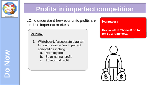 Profits Imperfect Competition | Teaching Resources