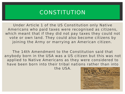 Native Americans - Full Lesson | Teaching Resources