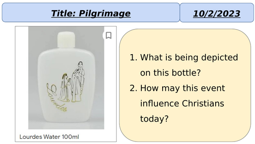 Pilgrimage RS GCSE AQA | Teaching Resources