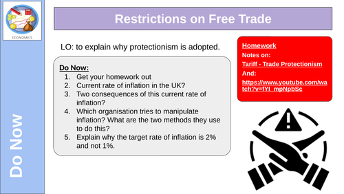 Free Trade Restrictions | Teaching Resources