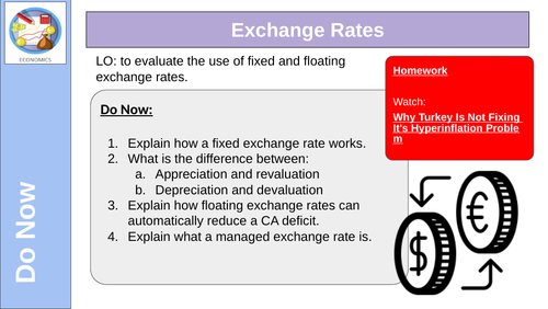 Exchange rates | Teaching Resources