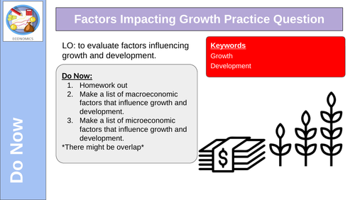 Factors impacting growth Exam Question | Teaching Resources Factors impacting growth Exam Question | Teaching Resources