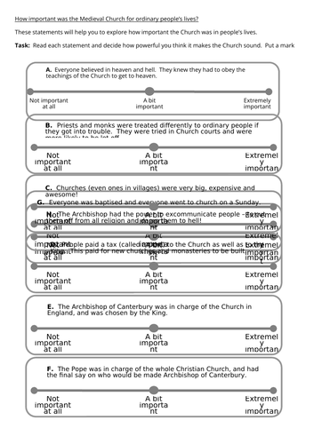 2. The Medieval Church | Teaching Resources